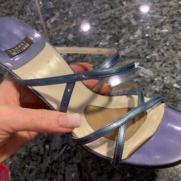 Stuart Weitzman | Shoes | Periwinkle Blue Sexy Strappy High Heel ...